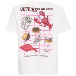 Gina Damen T-Shirt mit R&uuml;cken-Print