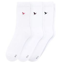 VanVaan 3 Paar Herren Sportsocken mit Stickerei