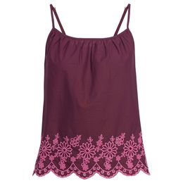 Gina Damen Top mit Stickerei
