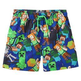 Topolino Minecraft Badeshorts mit Allover-Print