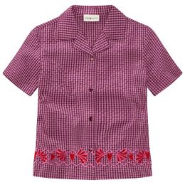 Topolino M&auml;dchen Seersucker-Bluse mit Stickerei