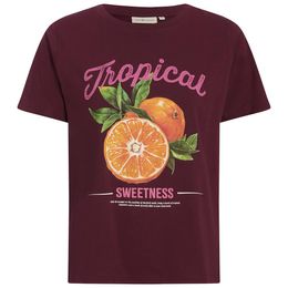 Gina Damen T-Shirt mit gro&szlig;em Print