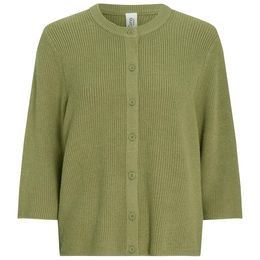 Gina Damen Strickjacke mit halblangen &Auml;rmeln