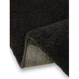 benuta Nest Hochflor Shaggyteppich Soda Schwarz 120x170 cm - Hochflor Teppich f&uuml;r Wohnzimmer