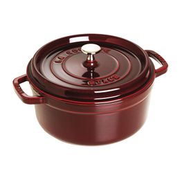 Staub La Cocotte Cocotte 26 cm, rund, Grenadine-Rot, Gusseisen