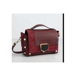 Christian Laurier Leder-Henkeltasche "Nanu" in Bordeaux - (B)24 x (H)16 x (T)10 cm - 68% | Damen-taschen