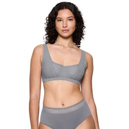 Triumph B&uuml;gel-BH "Aura Spotlight" in Grau - 51% | Gr&ouml;&szlig;e 85E | Damen-bhs