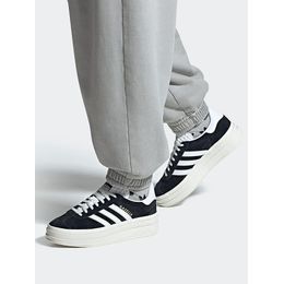 Adidas Leder-Sneakers "Gazelle Bold" in Schwarz - 43% | Gr&ouml;&szlig;e 40 | Damen-sneakers
