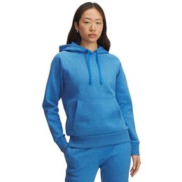 Under Armour Fleecehoodie in Blau - 43% | Gr&ouml;&szlig;e M | Damenpullover