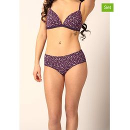Skiny 2er-Set: Pantys in Lila - 76% | Gr&ouml;&szlig;e 38 | Damen-unterteile