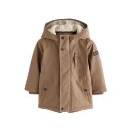 next Winter Jacket boy Brown size 3-6 mths