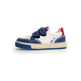 Naturino Leder-Sneakers "Ariton 2" in Wei&szlig;/ Blau - 45% | Gr&ouml;&szlig;e 26 | Babysneakers