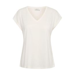 Kaffe Shirt "Lise" in Wei&szlig; - 52% | Gr&ouml;&szlig;e S | Damen-tops