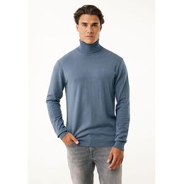 Mexx Rollkragenpullover in Blau - 55% | Gr&ouml;&szlig;e M | Herren-plussize