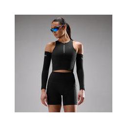 Myprotein MP Damen Velocity Ultra Zip Front Race Top - Schwarz - L