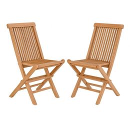 Kinderklappstuhl-Set Toledo Teak 2er-Set