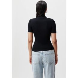 Leger Damen LeGer T-Shirt &raquo;Larina, LeGer by Lena Gercke&laquo; figurbetont, Stehkragen schwarz 42