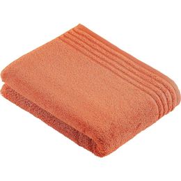 Vossen Badetuch &raquo;Vienna Style Supersoft&laquo; Supersoft Baumwolle orange Walkfrottee, Baumwolle