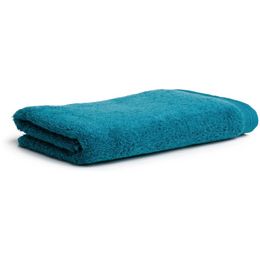 M&ouml;ve Badetuch &raquo;Superwuschel&laquo; Badetuch mit Bord&uuml;re, 100% Premium Cotton Baumwolle, einfarbig, weich blau Walkfrottee, Baumwolle