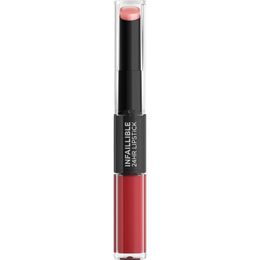 L'Or&eacute;al L'or&eacute;al Paris Damen L'OR&Eacute;AL PARIS Lippenstift &raquo;INFAILLIBLE 2-STEP LIP STICK&laquo; intensive Farbe und strahlender Glanz rot
