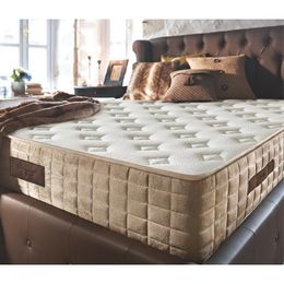 Yatas Bedding Bonnellfederkernmatratze &raquo;Majest&auml;t Luxus, Matratze 90x200, 140x200 cm & weitere Gr&ouml;&szlig;en&laquo; 30 cm hoch 207 Federn 1 Stk. tlg. H3, wendbar, ergonomisch, 