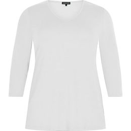 Sandgaard Damen SANDGAARD 3/4-Arm-Shirt mit 3/4-&Auml;rmeln wei&szlig; 40