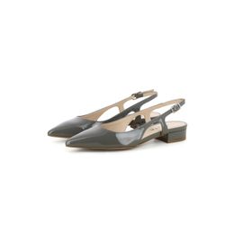Evita FRANCA women's sling pumps - patent leather gray - 35
