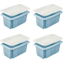 keeeper Aufbewahrungsbox &raquo;Emil, 4er Set, 7 L, 35 x 20,5 x 15 cm&laquo; ineinander und aufeinander stapelbar Kunststoff