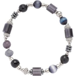 Leonardo Damen Leonardo Armband &raquo;Casoria&laquo; mit Glasstein, H&auml;matit - mit Cat ́s Eye