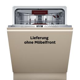 Neff vollintegrierbarer Geschirrsp&uuml;ler &raquo;S155ECX15E&laquo; 14 Ma&szlig;gedecke mit Rack Matic silber Time Light: die auf den Boden projizierte Zeit informiert &uuml;ber