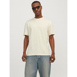 Jack & Jones Jack & Jones Herren Rundhalsshirt &raquo;JORFREDERIKSBERG TEE SS CREW NECK NOOS&laquo; wei&szlig; S