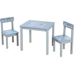 Roba Kindersitzgruppe &raquo;Paw Patrol&laquo; Set, mit Tisch und 2 Kinderst&uuml;hlen blau
