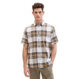 Tom Tailor Herren Tom Tailor Kurzarmhemd mit Karomuster bunt S, N-Gr