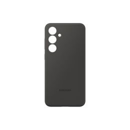 Samsung Handyh&uuml;lle &raquo;Silicone Case f&uuml;r Galaxy S24 FE&laquo; Backcover, Schutzh&uuml;lle, Handyschutzh&uuml;lle, Case, Schutzcase, sto&szlig;fest schwarz Polycarbonat (PC), Silikon 