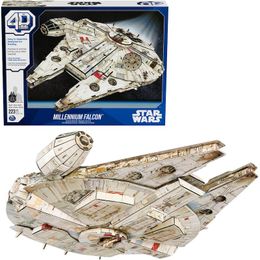 Spin Master 3D-Puzzle &raquo;4D Build - Star Wars - Millennium Falcon Raumschiff&laquo; bunt Pappe