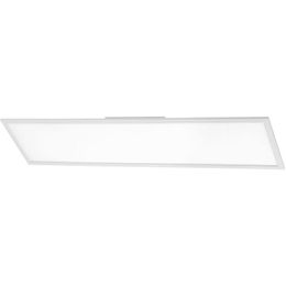Briloner Leuchten LED Panel &raquo;7193016 Simple&laquo; LED-Board Neutralwei&szlig; Deckenlampe, 119,5x29,5x6cm, Wei&szlig;, 38W, Wohnzimmer, Schlafzimmer grau