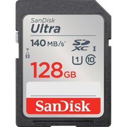 Sandisk Speicherkarte &raquo;Ultra SDXC&laquo; (128 GB Class 10 ) schwarz Wasserdicht, temperaturbest&auml;ndig, sto&szlig;fest, magnetsicher und r&ouml;ntgenstrahlengesch&uuml;tzt