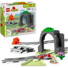 Lego Konstruktionsspielsteine &raquo;Eisenbahntunnel und Schienen &ndash; Erweiterungsset (10425)&laquo; Lego DUPLO Town; Made in Europe bunt Konstruktionsspielsteine