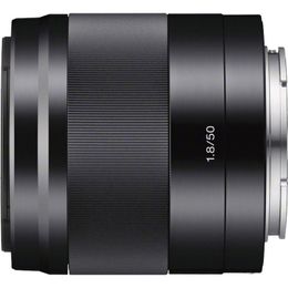 Sony Objektiv &raquo;SEL-50F18 Portr&auml;t&laquo; Festbrennweite 50 mm, F1.8, APS-C schwarz Geeignet f&uuml;r A6700, A6600, A6400, A6100, ZVE10, E-Mount