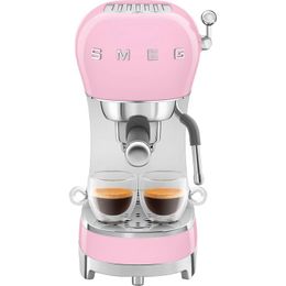 Smeg Espressomaschine &raquo;ECF02PKEU&laquo; Herausnehmbare Tassenablage pink Espressomaschine