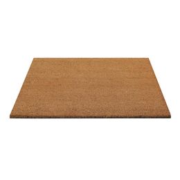 Wecon Home Fu&szlig;matte &raquo;Coco Mat&laquo; rechteckig 18 mm H&ouml;he rutschfest, robust, innen, Au&szlig;enbereiche &uuml;berdacht, schwer beige Kokos