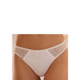 Lascana Damen Lascana String aus Bio-Baumwolle beige 48/50