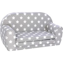 KNORRTOYS Sofa &raquo;Grey White Stars&laquo; f&uuml;r Kinder; Made in Europe wei&szlig;