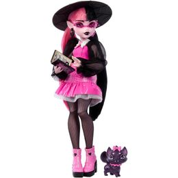MonsterHigh Anziehpuppe &raquo;Draculaura mit Haustier Count Fabulous&laquo; bunt Anziehpuppe