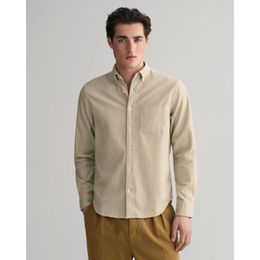 Gant Herren Langarmhemd &raquo;REG UT CORDUROY SHIRT&laquo; beige 4XL, N-Gr