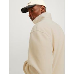 Jack & Jones Jack & Jones Herren Sweatshirt &raquo;JORVESTERBRO FLEECE QUARTER ZIP NOOS&laquo; beige S