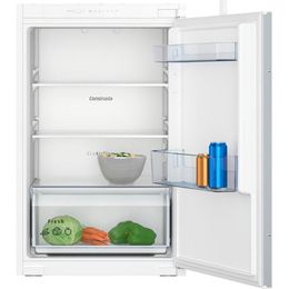 Constructa Einbauk&uuml;hlschrank &raquo;CK121NSE0&laquo; 87,4 cm hoch 54,1 cm breit silber Transparente Vario-Schale f&uuml;r Obst und Gem&uuml;se, abgedeckt durch Sicherheitsglasplatte