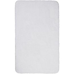 Wecon home Basics Badematte &raquo;Joris&laquo; H&ouml;he 20 mm rutschhemmend beschichtet strapazierf&auml;hig waschbar, viele Gr&ouml;&szlig;en, Badezimmerteppich, uni wei&szlig; Polyester