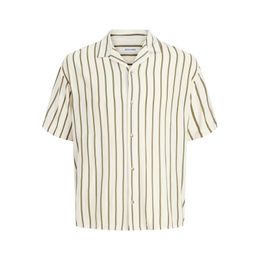 Jack & Jones PlusSize Jack & Jones Plussize Damen Jack & Jones PlusSize Kurzarmhemd &raquo;JJEJEFF RESORT STRIPE SHIRT SS PLS&laquo; Viskose, loose fit 3XL, N-Gr