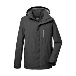 Killtec Herren Outdoorjacke &raquo;KOS 256 MN JCKT_CARLEB&laquo; Wind- und wasserdichte Herrenjacke mit abnehmbarer Kapuze grau L